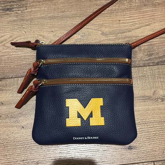 Dooney & Bourke | Bags | Dooney Bourke University Of Michigan Crossbody ...